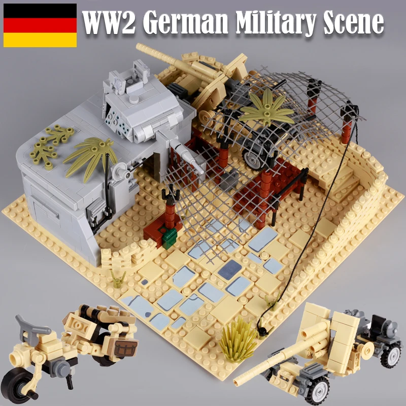 WW2-German-Military-Ruin-Scene-Building-Blocks-Army-North-African-War ...