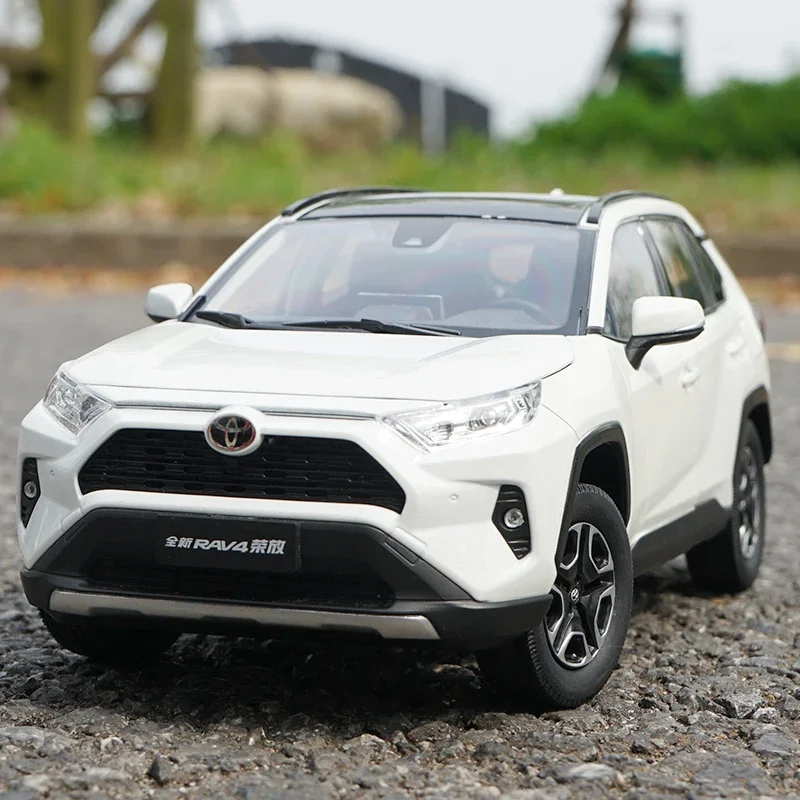 26CM 1:18 Scale 2019 RAV4 Alloy Car Model Diecast Metal Vehicle Toy ...