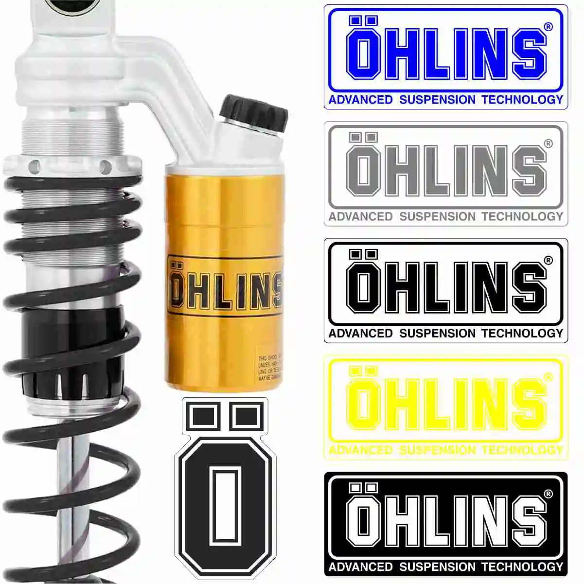 Motorrad-Ohlins-Aufkleber-Aufkleber-Logo-f-r-Yamaha-Honda-Suzuki ...