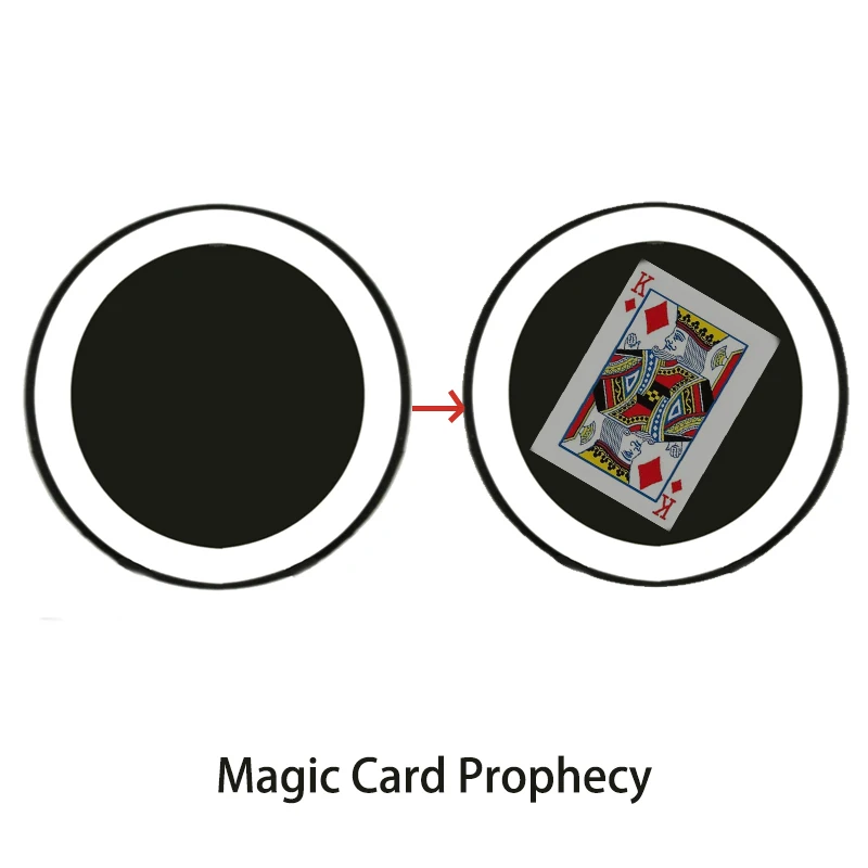 Black-Glue-Mirror-Predict-Card-Divine-Magic-Close-Up-Magic-Stage ...