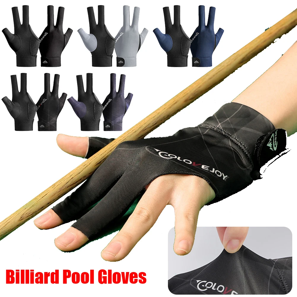 2-1Pairs-Anti-slip-Billiards-Gloves-Breathable-Three-Finger-Leaking ...