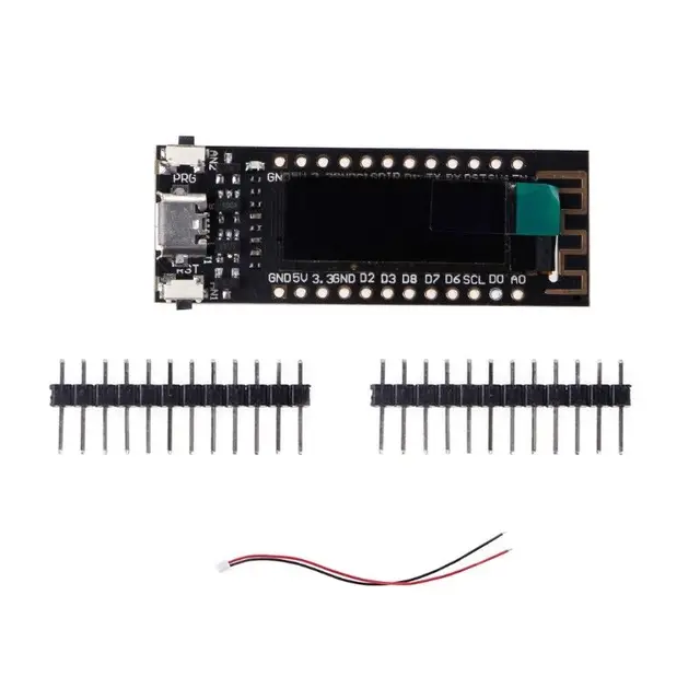 3.3V 5V 0.91 inch OLED Display ESP8266 CP2104 Wireless WiFi Development Board Module Micro USB ...