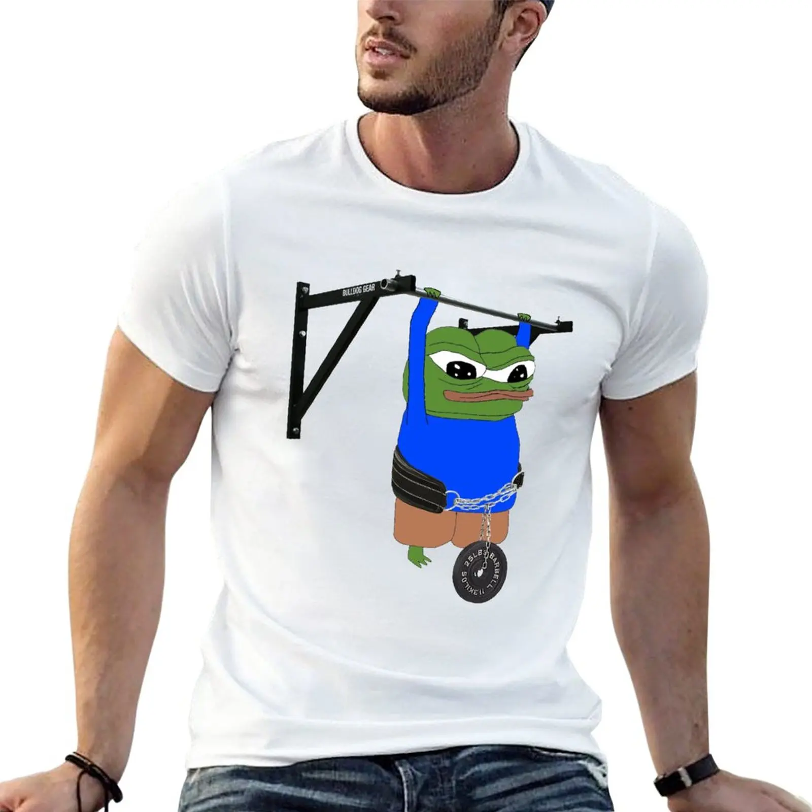 New-Workout-Pepe-T-Shirt-summer-tops-graphic-t-shirts-hippie-clothes ...