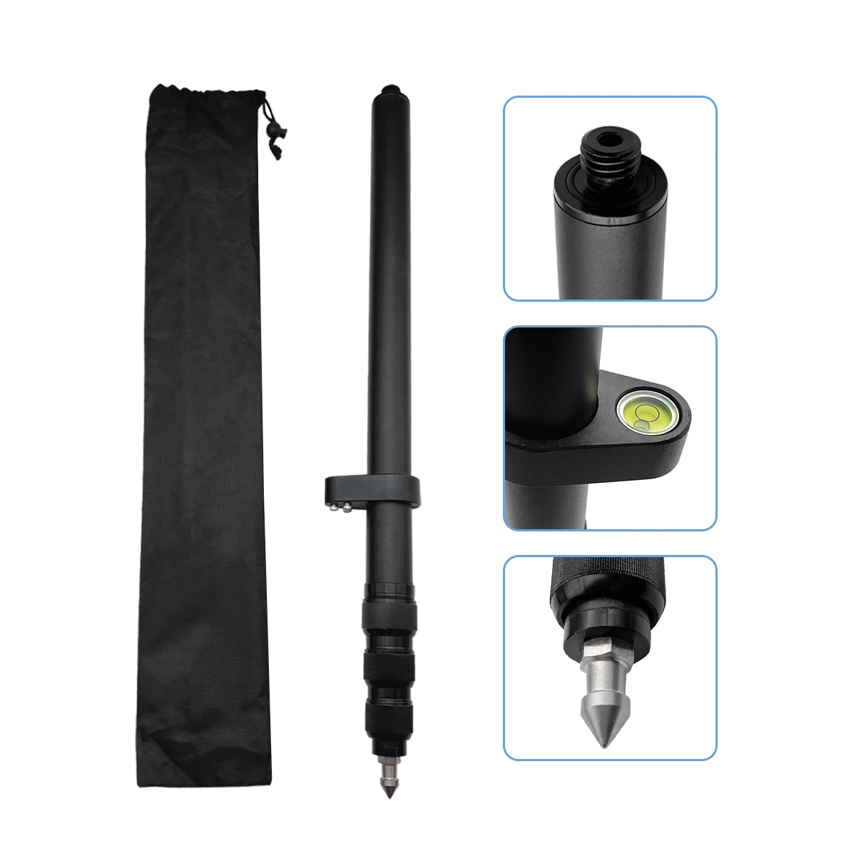 Telescopic-Centering-Pole-Portable-RTK-GPS-Surveying-Rod-Aluminum-Alloy ...