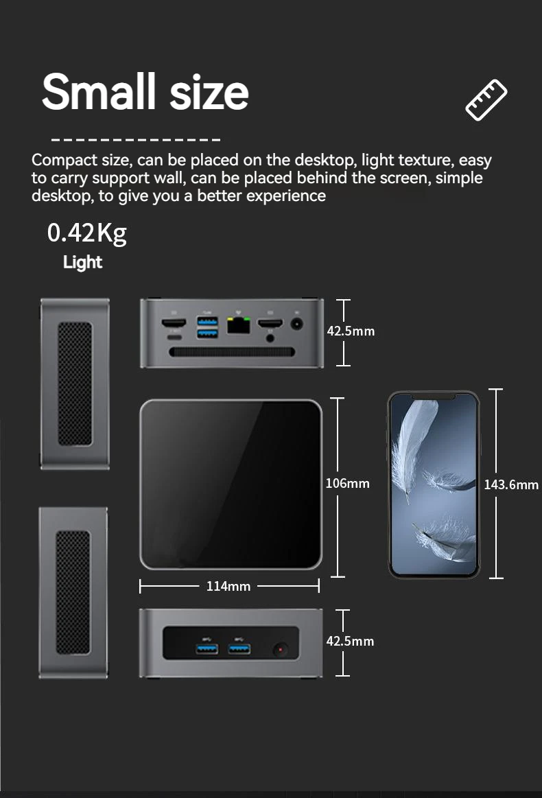 Mini PC Gamer FIREBAT MN56 AMD Ryzen 5 5600H Windows 11 DDR4 Nvme SSD ...