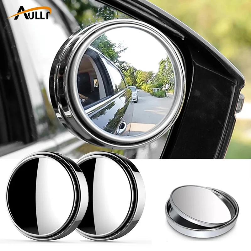 Car-Rearview-HD-Adjustable-Round-Convex-Mirror-Blind-Spot-Auto-Rearview ...