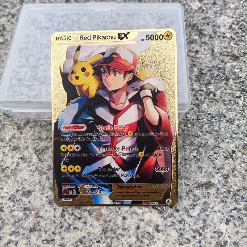 Ashs Pikachu Ex Card