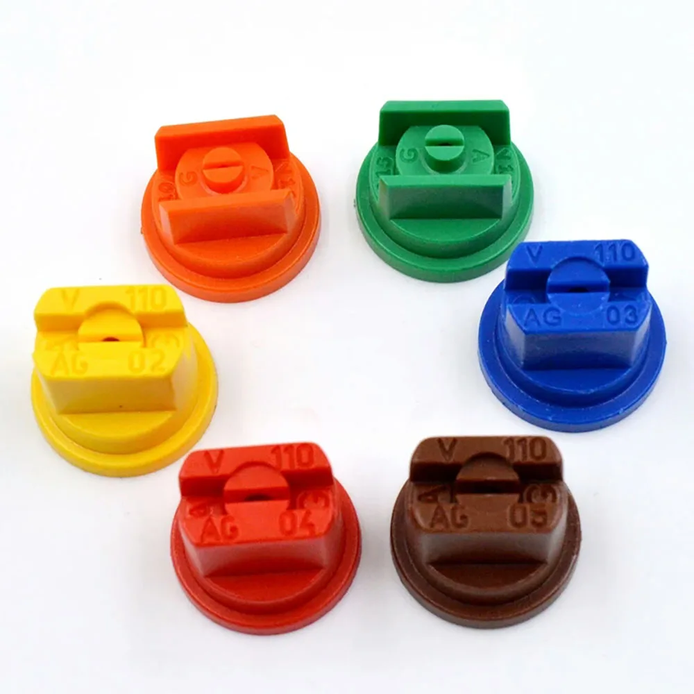 High Quality 110 Degree Plastic Boom Sprayer Nozzles Flat Fan Tips ...
