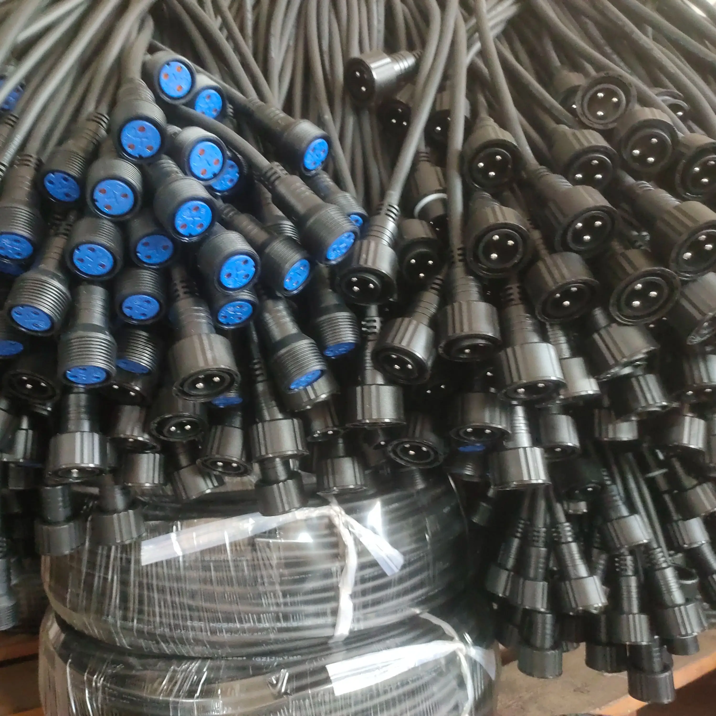Ip65 Outdoor Stage light Waterproof 3 pin extension extend Power DMX ...