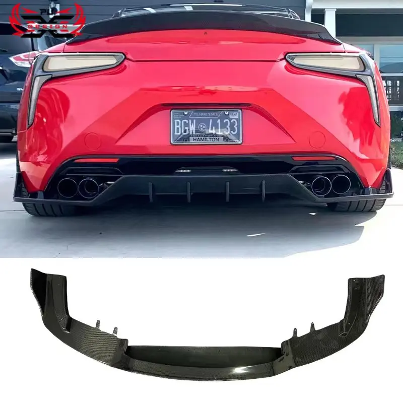 High-Quality-Carbon-Fiber-Rear-Bumper-Lip-For-Lexus-LC500-Rear-Diffuser ...
