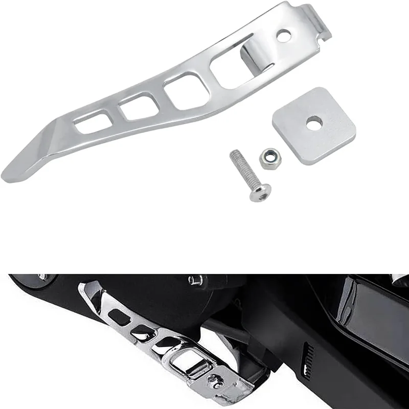 Motorcycle-Chrome-Kickstand-Stand-Extension-Kit-Fit-For-Harley-Dyna ...