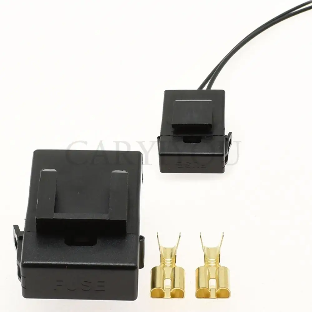 1-Set-BX2017-Black-Medium-Car-Fuse-Holder-With-Terminal-Car-Insurance ...