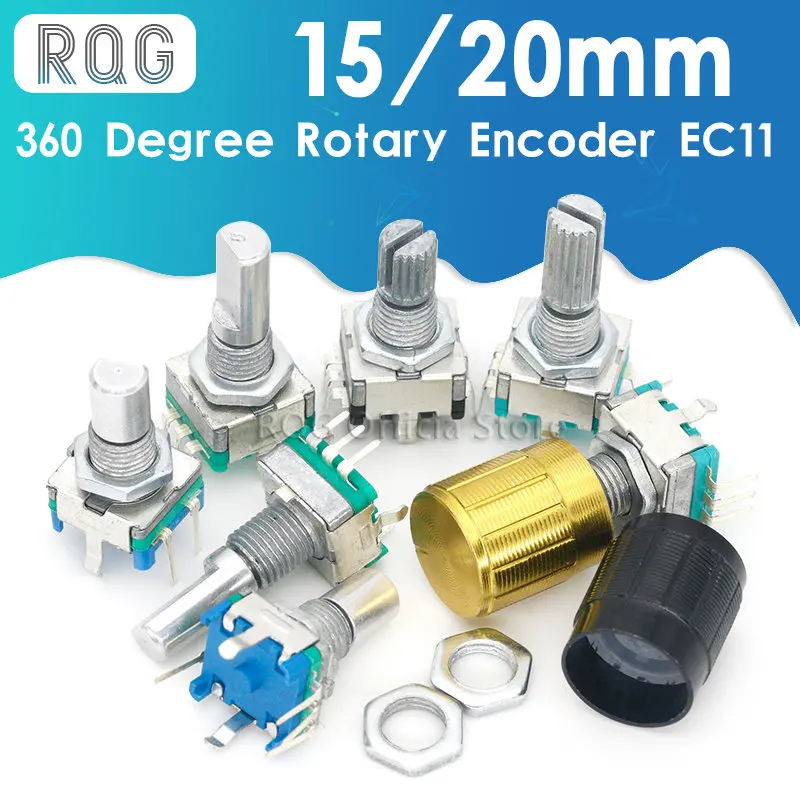 Encodeur Rotatif À 360 Degrés Ec11 W, 5 Pièces/lot, 20 Positions ...