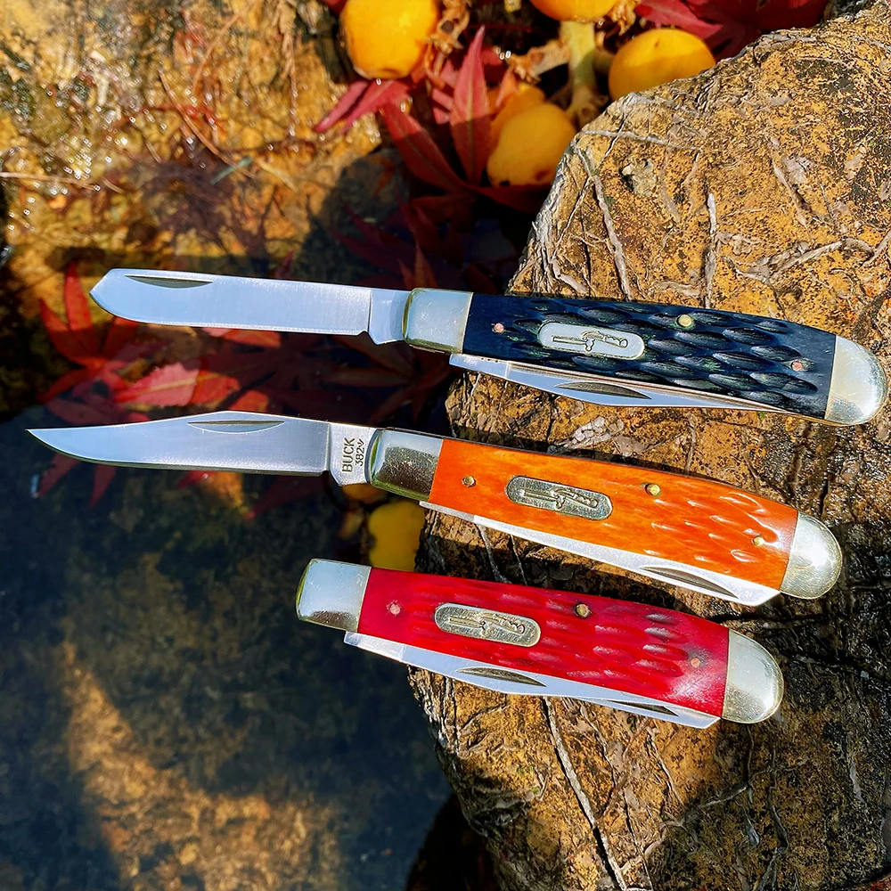 Slip-Joint-Folding-Blade-Pocket-Knives-Classic-Traditional-Hunting ...