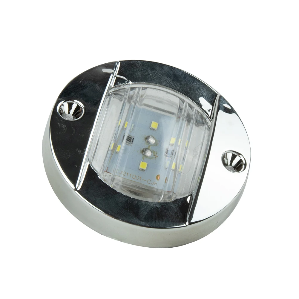 Marine Boat LED Stern Light Waterproof Round White LED Tail Lamp DC 12V ...