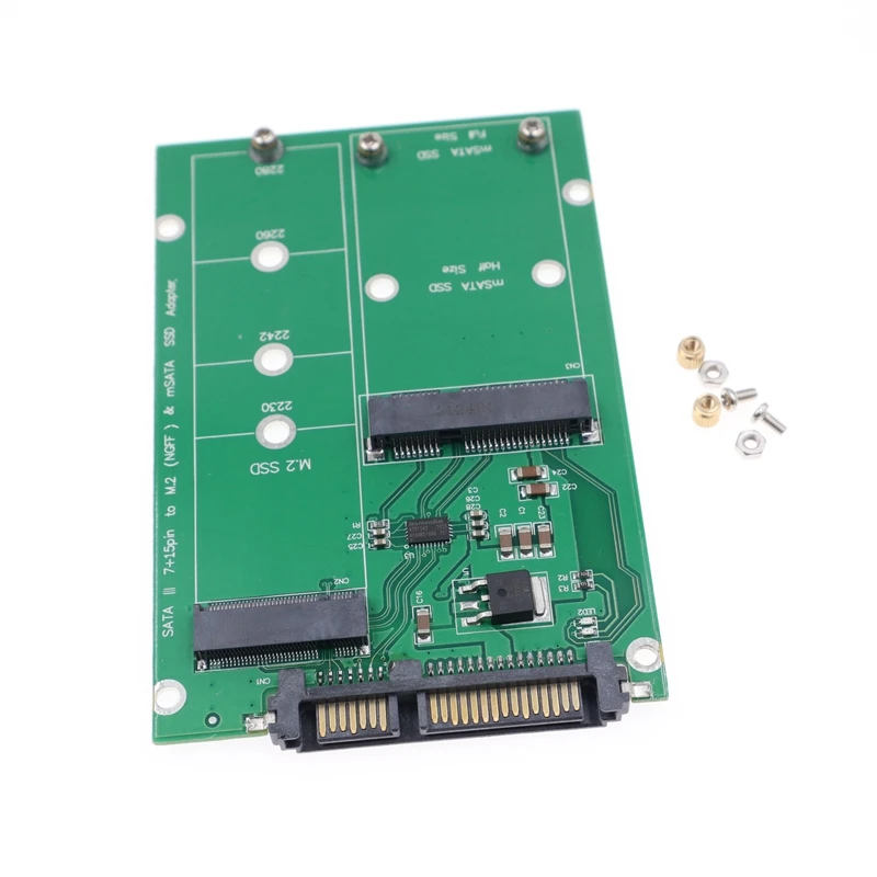 M-2-Solid-State-NGFF-to-SATA-Adapter-Card-MSATA-Hard-Drive-to-SATA ...