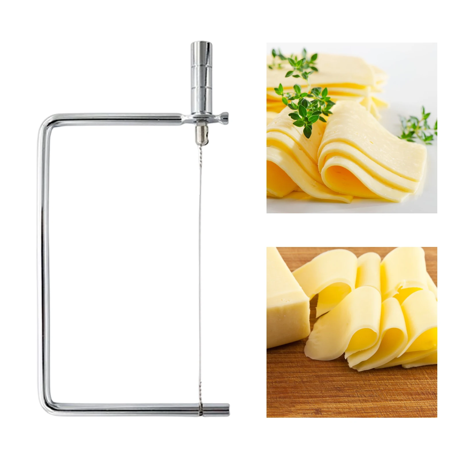 Aluminum Alloy Cheese Slicer Cutter Cutting Serving to Clean Cheese ...