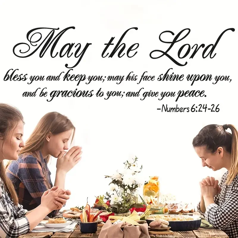1pc-May-The-Lord-Religious-Quotes-Wall-Decals-Verse-Quotes-Vinyl-Art ...