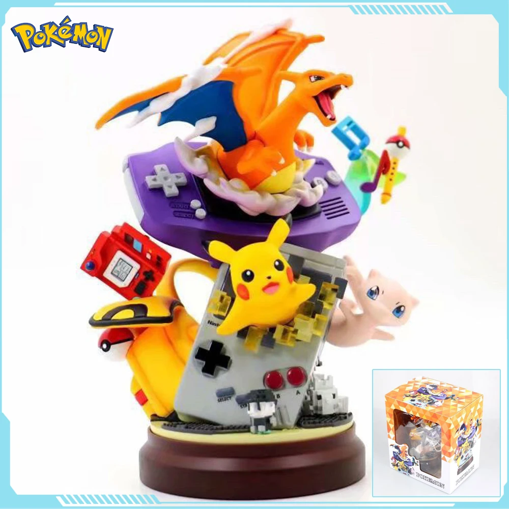 Figura-de-Anime-de-Pok-mon-modelo-de-m-quina-de-juego-de-Pikachu-Pika ...