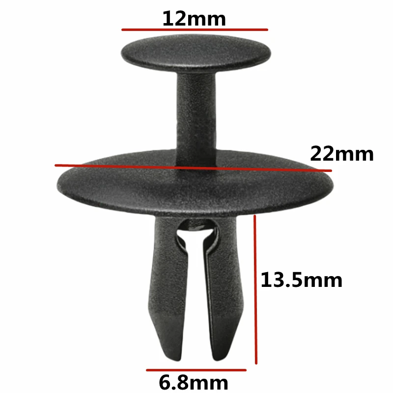 20Pcs For 6.8mm Hole OE: 6997.T2 Car Hood Sound Deadening Pad Clips ...