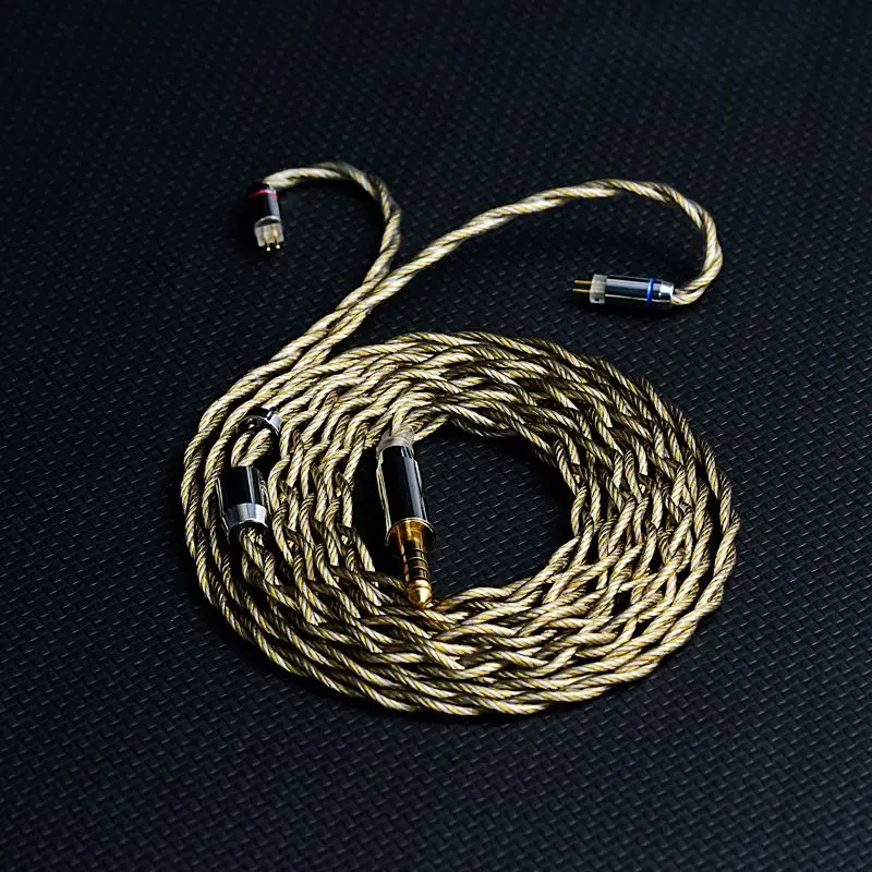 XINHS G21 4-core gold silver mixed single crystal copper HIFI audio ...