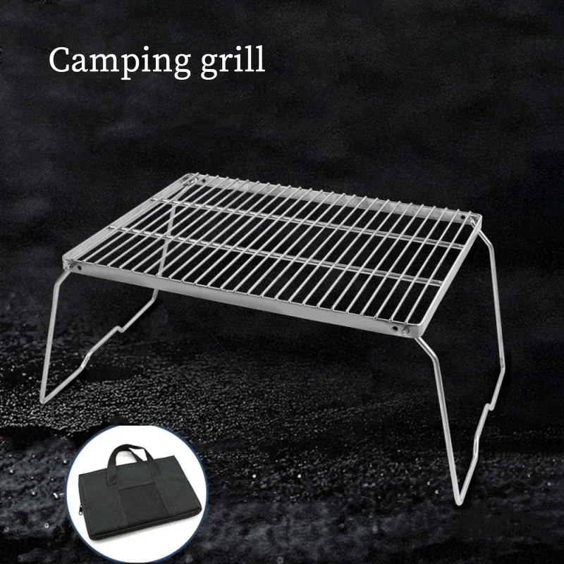 SmiloDon-Camping-Barbecue-Rack-Ultra-Light-Stainless-Steel-0utdoor ...