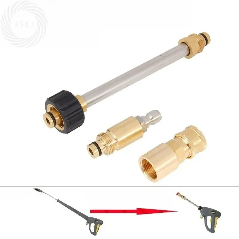 Hot For High Pressure Water Gun Adapter M22-14 Brass Connector ...