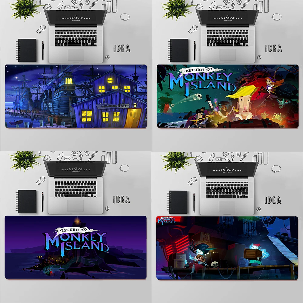 Return to Monkey Island Gaming Mouse Pad Large Mouse Pad PC Gamer ...