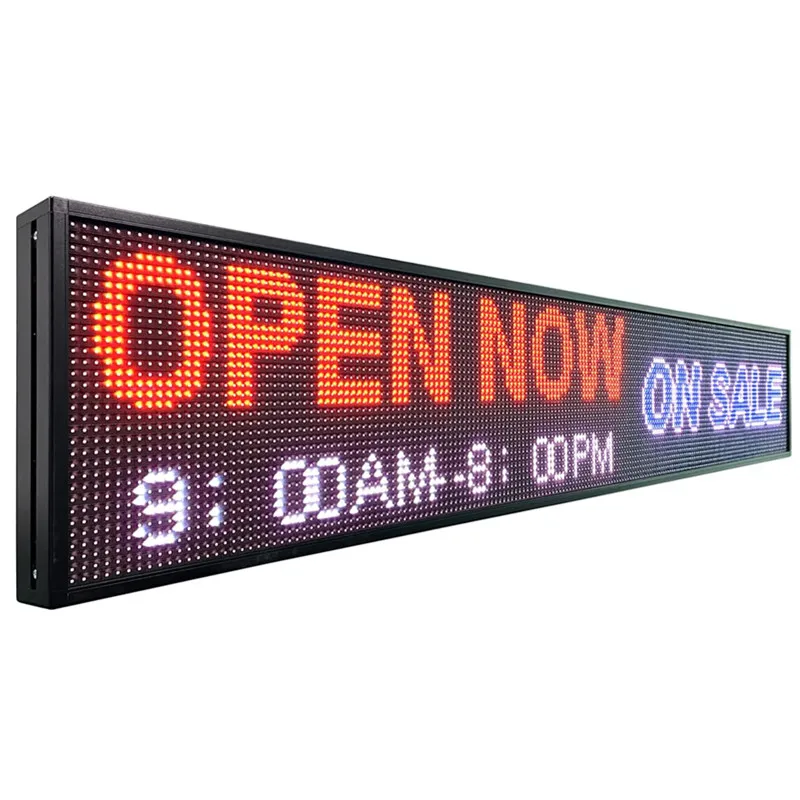 Programmable-Led-Sign-Screen-Semi-Outdoor-Digital-Custom-Word-Scrolling ...