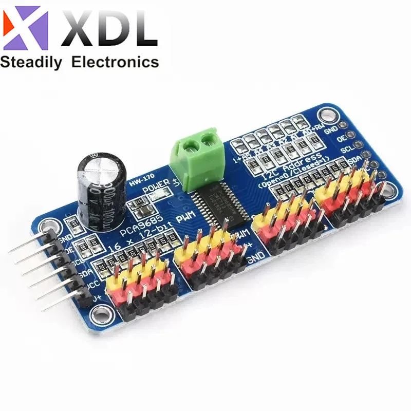 Channel 12-bit Pwm Interface Servo Driver-i2c Módulo Raspberry Pi ...