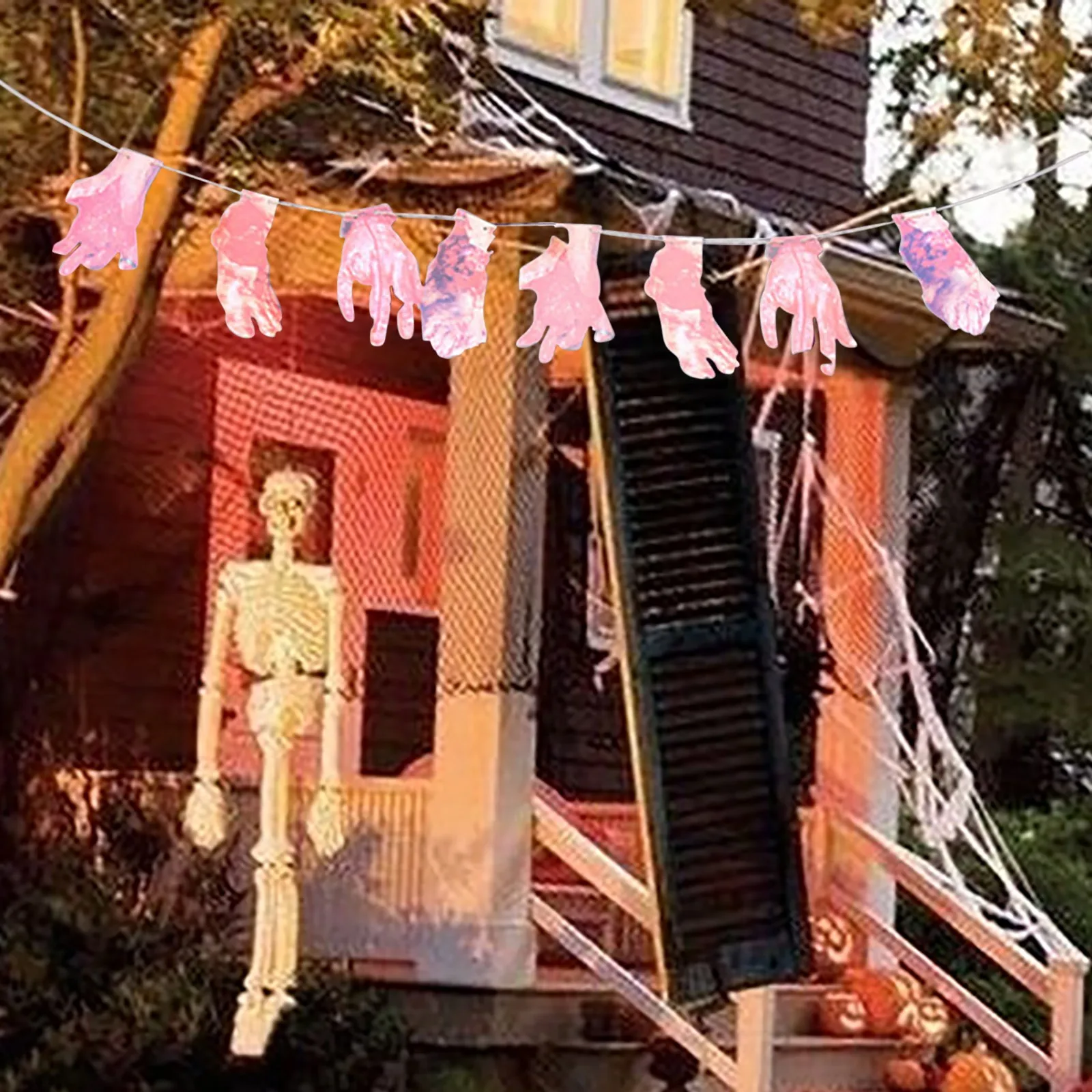 Halloween-Horror-Blood-Hand-And-Blood-Foot-Pendant-Adds-Atmosphere ...