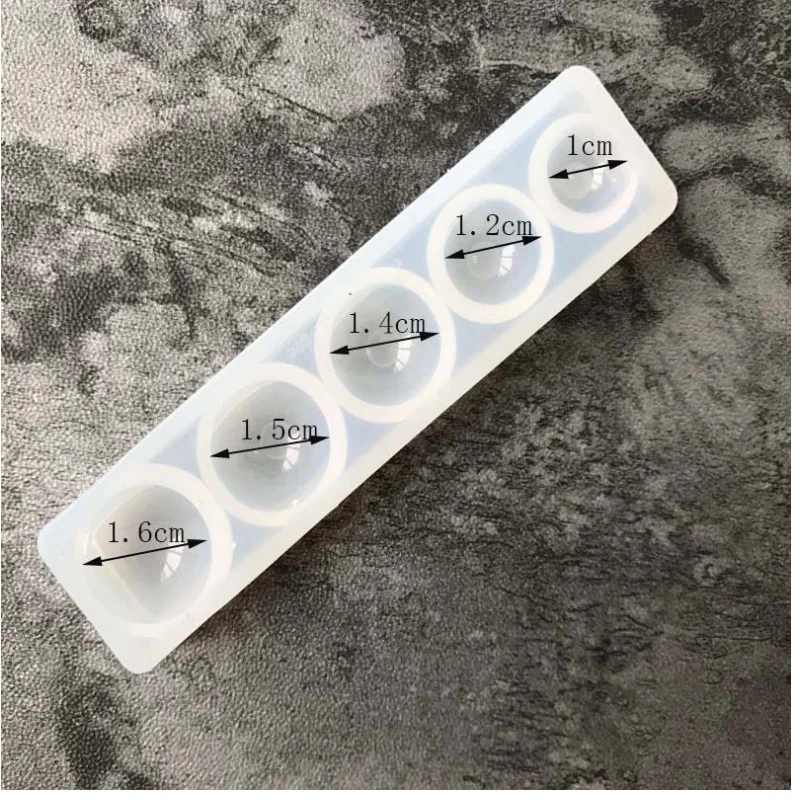 Crystal drop glue round / wing mold DIY gem glass silicone mold