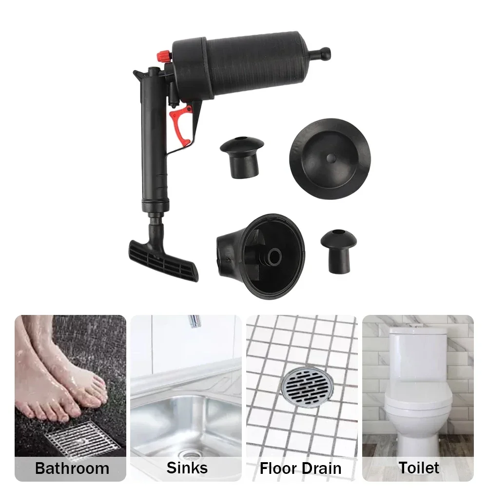Air-Power-Drain-Blaster-Gun-High-pressure-Manual-Sink-Plunger-Opener ...