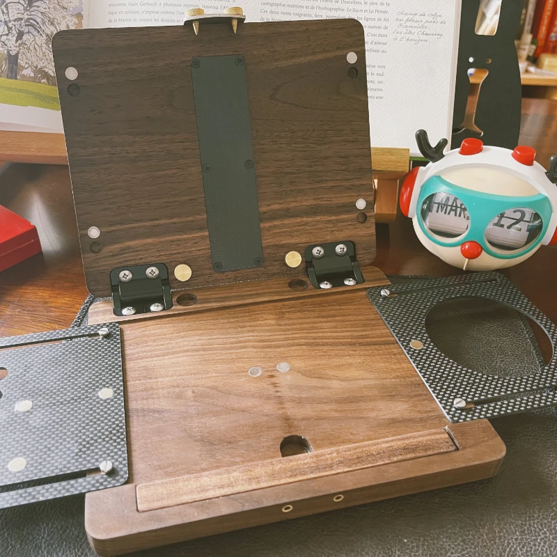 Portable Wooden Watercolor Drawing Board Aluminum Alloy Easel Art ...