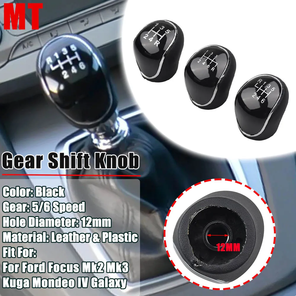 NEW-Manual-Transmission-Gear-shift-Knob-For-Ford-C-Max-Focus-Galaxy ...