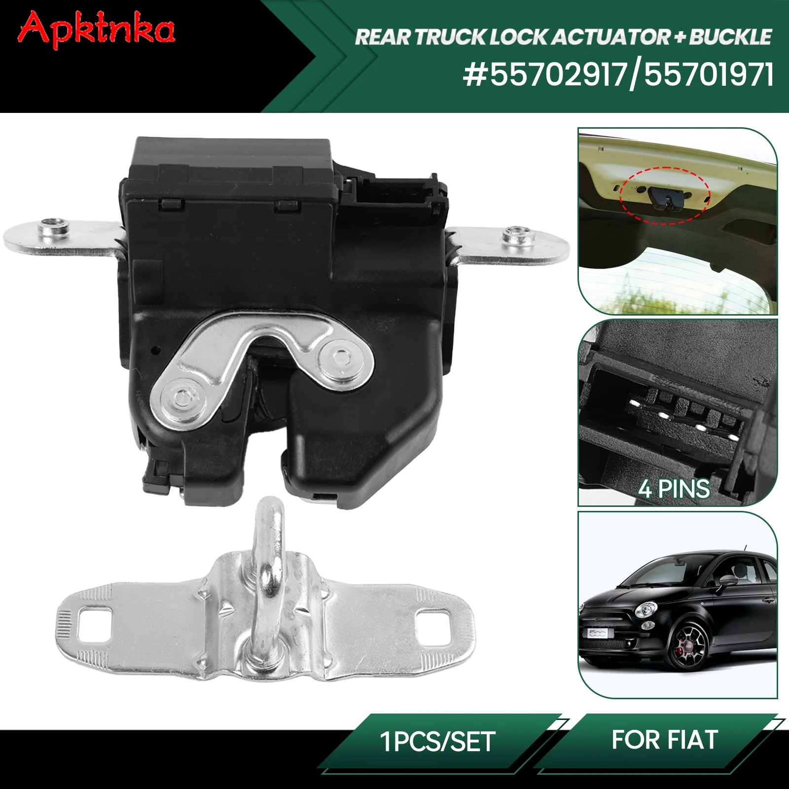 Door-Hatchback-Tailgate-Lock-Door-Actuator-Boot-Lock-Latch-55702917-For ...