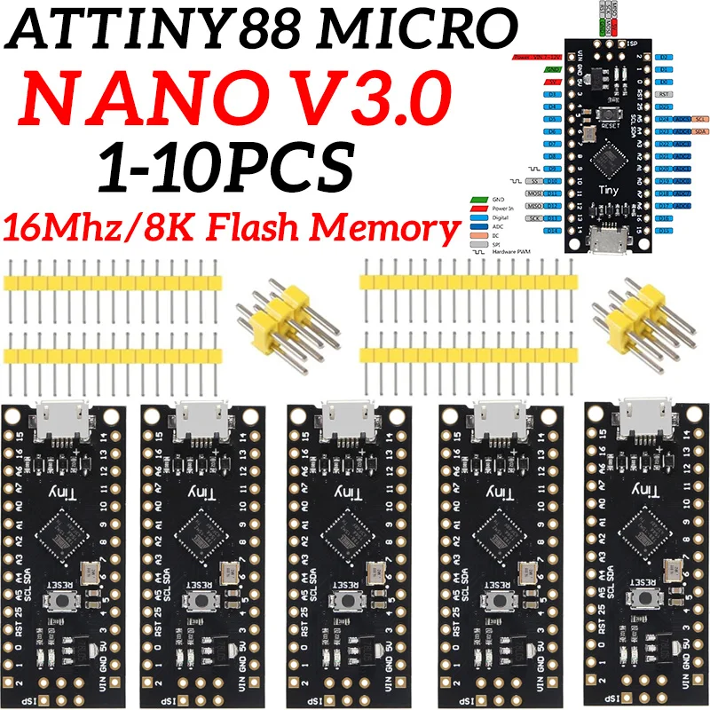 Mh-Tiny-Attiny88-Micro-Ontwikkelbord-16Mhz-Digispark-Attiny85-Ge ...