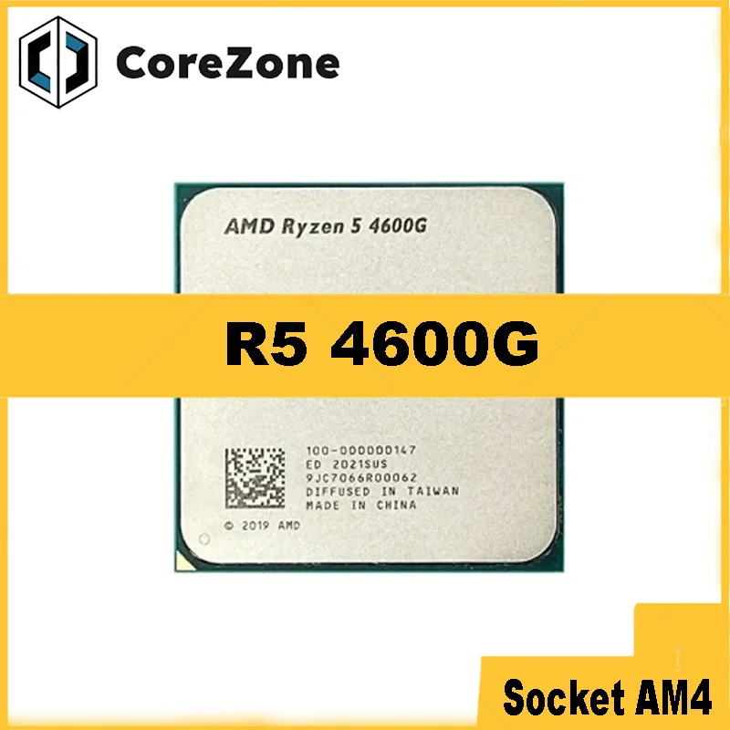 Usado ryzen 5 4600g r5 4600g 3.7ghz seis núcleos doze threads 65w ...