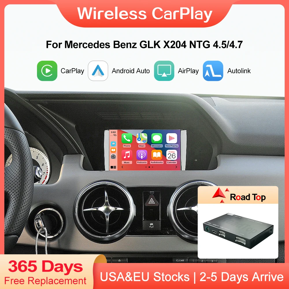 Wireless-CarPlay-Android-Auto-for-Mercedes-Benz-GLK-X204-2013-2015-with ...