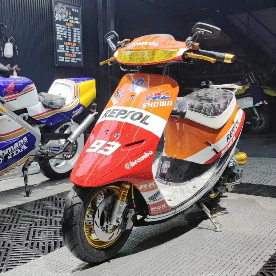 Cola de motocicleta de acero inoxidable para HONDA DIO50, AF17, AF18, AF23, AF25| | - AliExpress