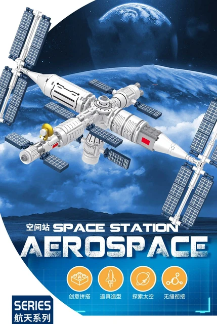 International Space Station Plastic Model