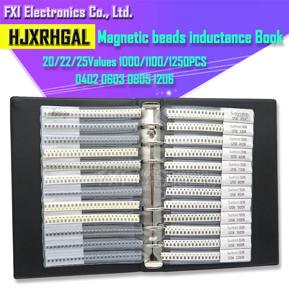 0402-0603-0805-1206-Ferrite-Bead-inductance-Sample-Book-SMD-magnetic-Laminated-sheet-magnetic ...