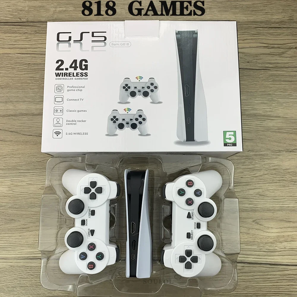 Game-Station-5-PRO-Console-de-Videogame-com-818-Jogos-Cl-ssicos-TV ...