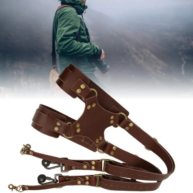 Leather-Camera-Shoulder-Belt-Outdoor-Photography-Equipment-SLR-Camera ...