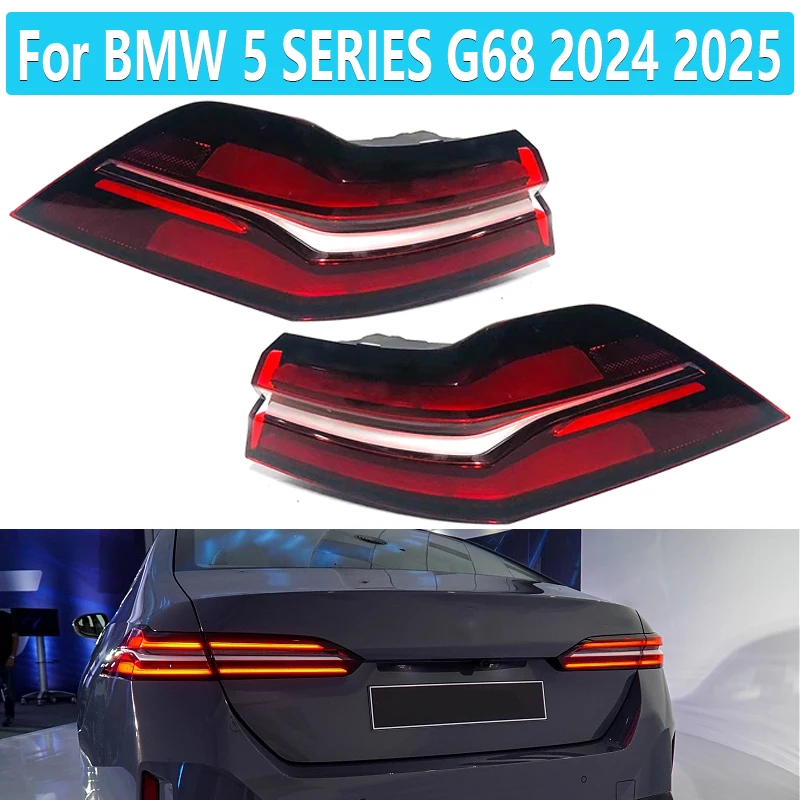 LED Tail Light For BMW 5 SERIES G68 2024 2025 Car Rear Brake Taillight ...