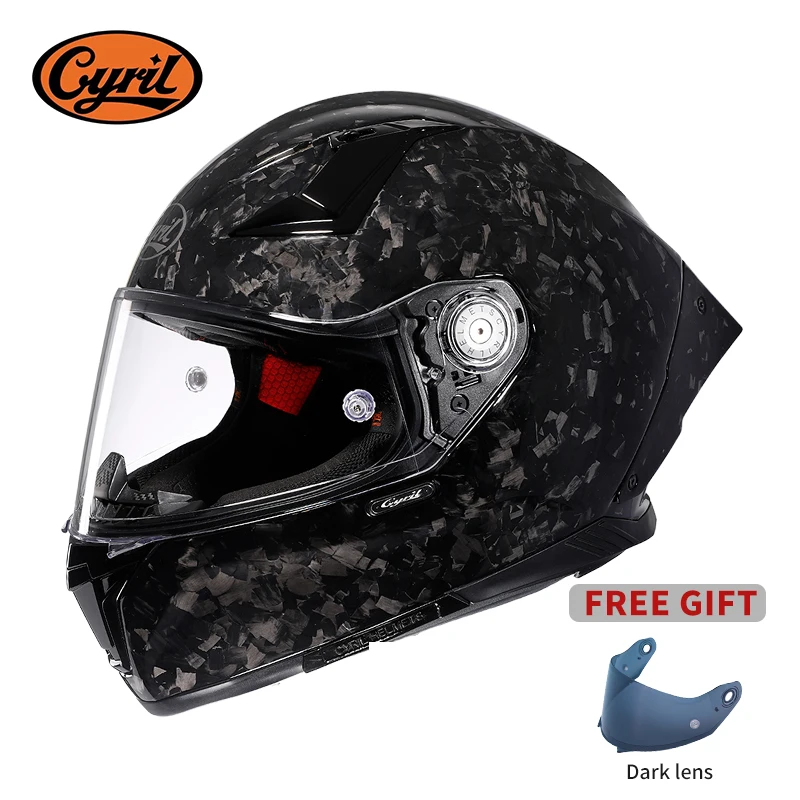 Unisex-Lightweight-Carbon-Fiber-Kevlar-Full-Face-Motorcycle-Street-Bike ...