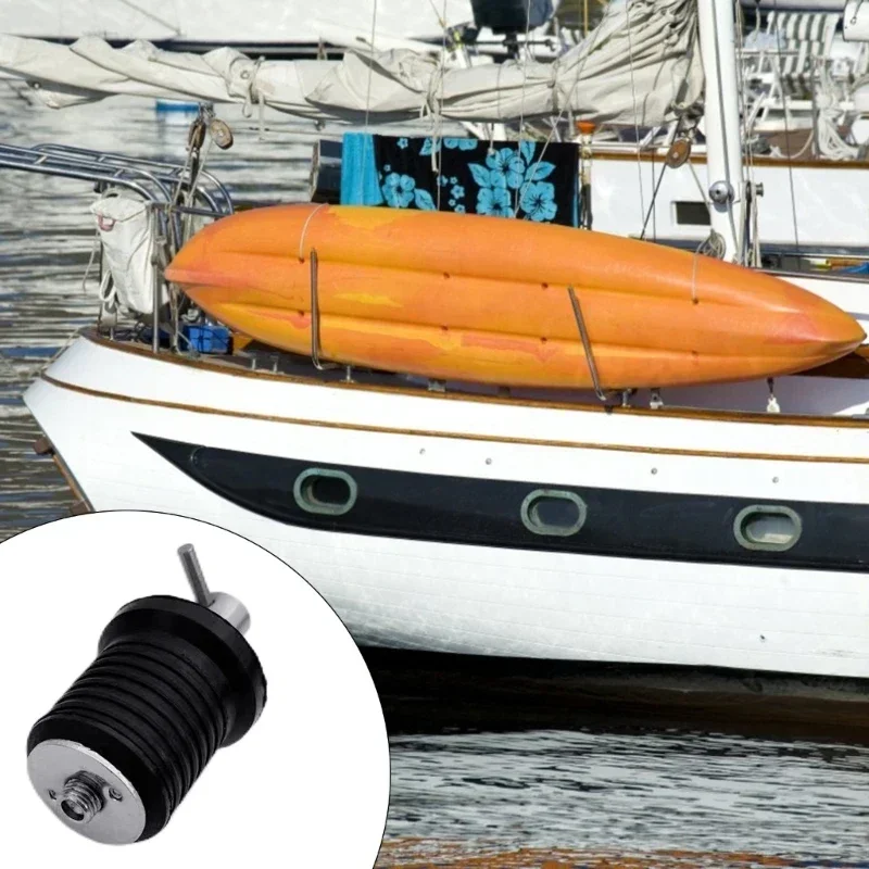 Rubber Boat Drain Plugs Boat Drain Plug Marine Deck Rubber Brass T ...