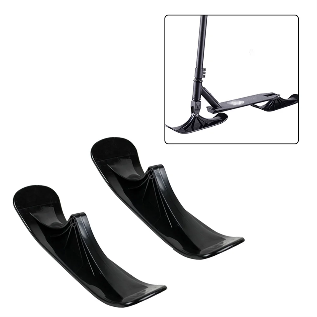2pcs-Professional-Snow-Scooter-Sleds-Black-Ski-Skateboard-Replacement ...