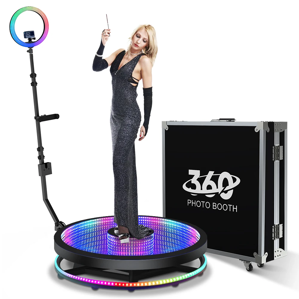 360-Photo-Booth-LED-Glass-Rotating-Photo-Booth-Platform-360-Automatic ...