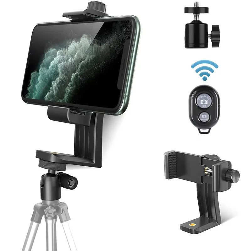 360-Degree-Rotatable-Phone-Holder-Bluetooth-Vertical-Shoot-Phone-Mount ...